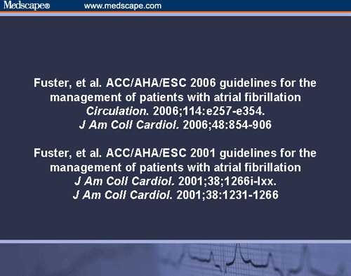 New Guidelines in Atrial Fibrillation -- Update and Perspectives (Slides with Transcript)