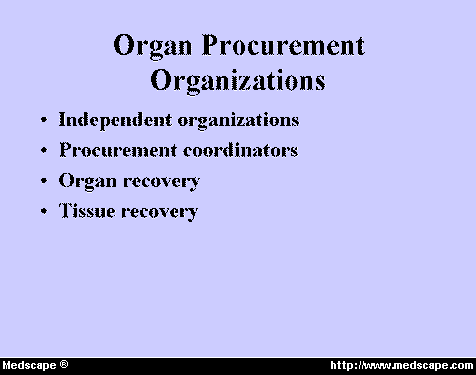 Donation and Transplantation: Into the New Millennium