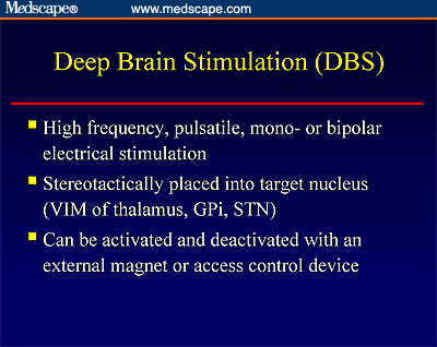 Deep Brain Stimulation for Parkinson's Disease: An Update
