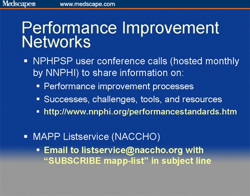 Public Health Performance Improvement: How National Public Health ...