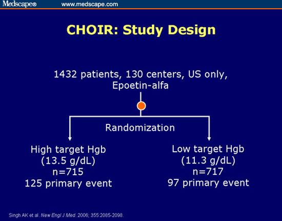 Target Hemoglobin Level in Anemic Patients With Chronic Kidney Disease