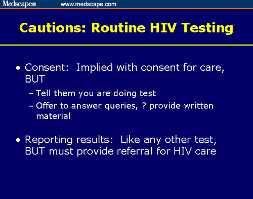 A Lecture by Dr. John G Bartlett: New CDC Recommendations for HIV Testing