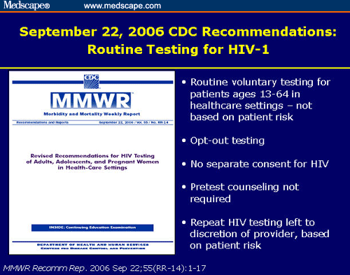 A Lecture by Dr. Kenneth Mayer: New CDC Recommendations for HIV Testing