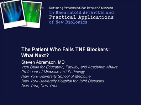 The Patient Who Fails TNF-Blockers: What Next?