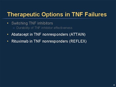 The Patient Who Fails TNF-Blockers: What Next?