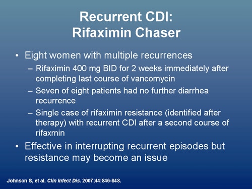 Clostridium difficile Infection: Tools for Treatment and Prevention