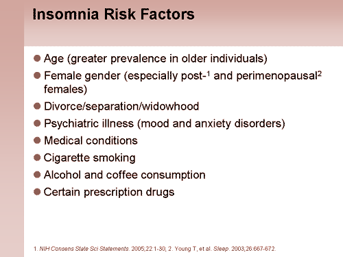 Recognizing And Managing Insomnia And Comorbid Conditions Slides With