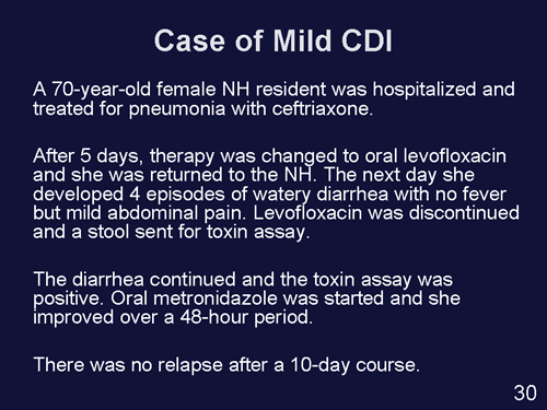 Clostridium difficile Infection in Long-Term Care: Tailored Approaches ...