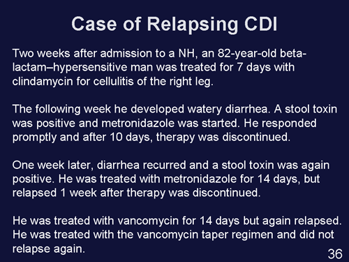 Clostridium difficile Infection in Long-Term Care: Tailored Approaches ...