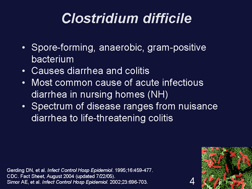 Clostridium difficile Infection in Long-Term Care: Tailored Approaches ...