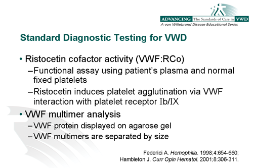 von Willebrand Disease-Pharmacist Role to Better Patient Outcome-Transcript