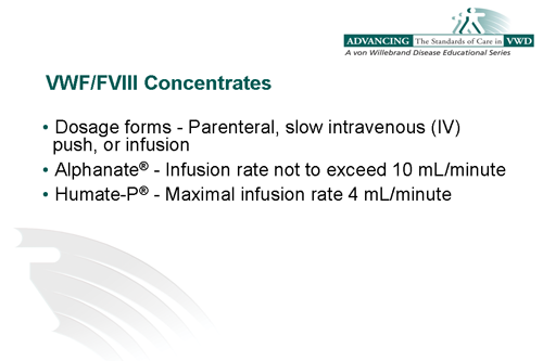 von Willebrand Disease-Pharmacist Role to Better Patient Outcome-Transcript