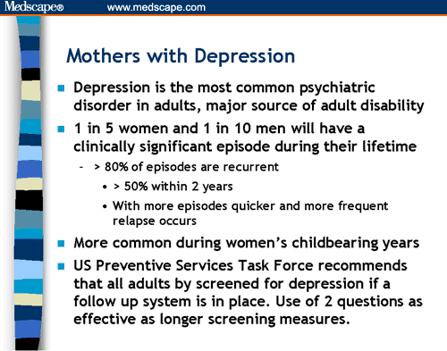 Screening for Maternal Depression: An Opportunity for Providers of ...