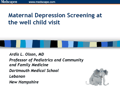 Screening for Maternal Depression: An Opportunity for Providers of ...
