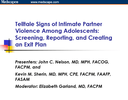 Telltale Signs of Intimate Partner Violence Among Adolescents ...