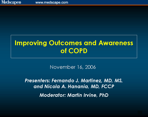 Improving Outcomes and Awareness of COPD