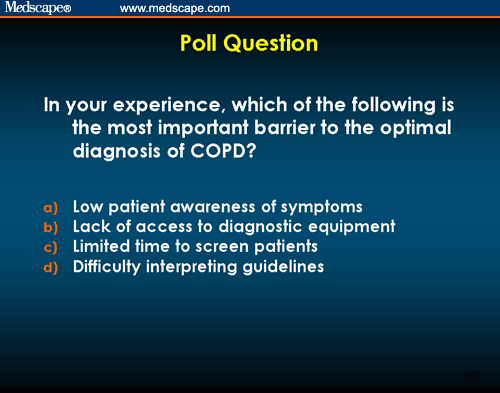 Improving Outcomes and Awareness of COPD