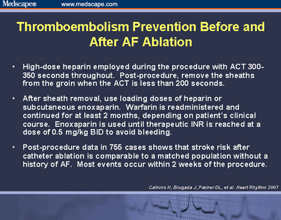 Thromboembolism Prevention Before and After Nonpharmacologic Treatments