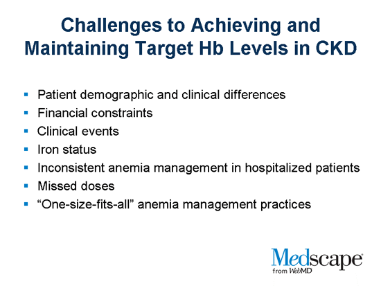 Improving Current Management of CKD-Related Anemia