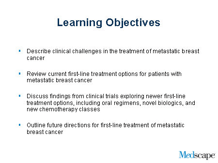 First-line Treatment for Metastatic Breast Cancer (Slides with Transcript)