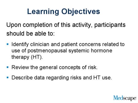Postmenopausal Systemic Hormone Therapy: Putting Risks Into Perspective ...
