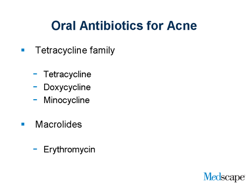 Long-term Oral Antibiotics for Acne: Focus on Safety