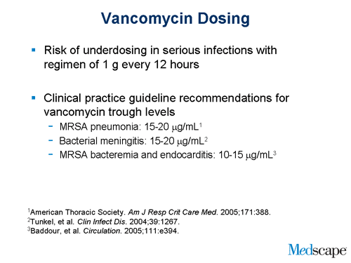 How Can MRSA Be Contained? The When, What, and Where of Therapy
