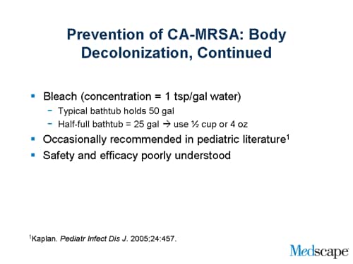 How Can MRSA Be Contained? The When, What, and Where of Therapy