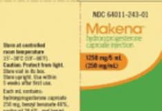 Makena (hydroxyprogesterone caproate) dosing, indications, interactions ...
