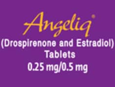 Angeliq, (drospirenone-estradiol) dosing, indications, interactions ...