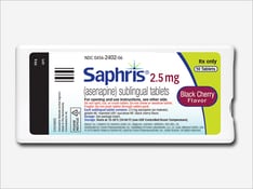 Saphris (asenapine) dosing, indications, interactions, adverse effects ...
