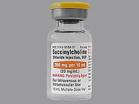 Anectine, suxamethonium (succinylcholine) dosing, indications ...