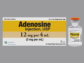 Adenocard, Adenoscan (adenosine) dosing, indications, interactions ...