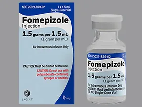Antizol (fomepizole) dosing, indications, interactions, adverse effects ...