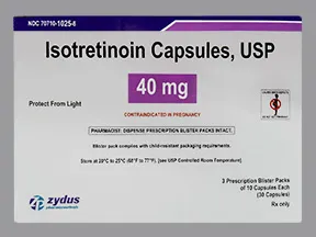 Absorica LD, Amnesteem (isotretinoin) dosing, indications, interactions ...