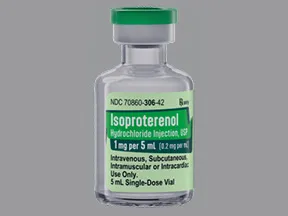 Isuprel (isoproterenol) dosing, indications, interactions, adverse ...