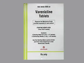 Chantix (varenicline) dosing, indications, interactions, adverse ...