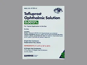 Zioptan (tafluprost) dosing, indications, interactions, adverse effects ...