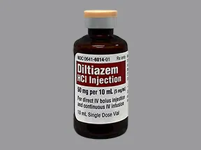 Cardizem, Cardizem CD (diltiazem) dosing, indications, interactions ...