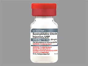 Anectine, suxamethonium (succinylcholine) dosing, indications ...