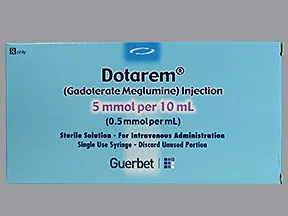Dotarem (gadoterate meglumine) dosing, indications, interactions ...