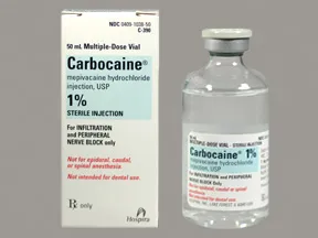 Carbocaine, Polocaine (mepivicaine) dosing, indications, interactions ...