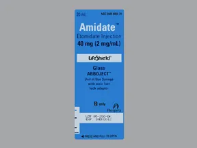 Amidate (etomidate) dosing, indications, interactions, adverse effects ...