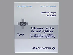 Fluzone High-Dose 2017-2018 (PF) Intramuscular: Uses, Side Effects ...