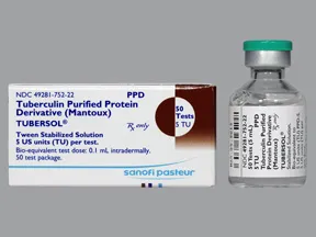 Aplisol, Tubersol (tuberculin purified protein derivative) dosing ...