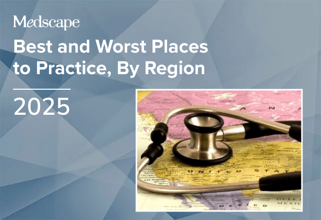 2025 Best and Worst Places to Practice, by Region