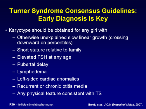 Early Diagnosis And Treatment Of Patients With Turner Syndrome Transcript