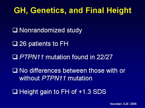 To Treat Or Not To Treat Short Stature In Noonan Syndrome Transcript