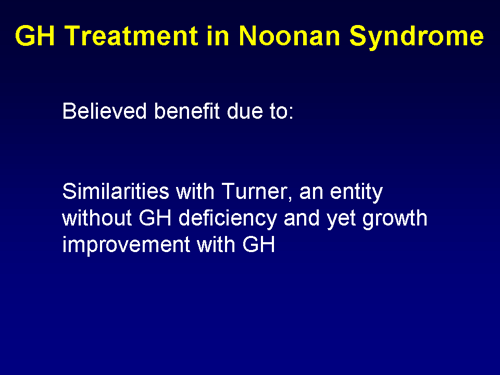 To Treat Or Not To Treat Short Stature In Noonan Syndrome Transcript