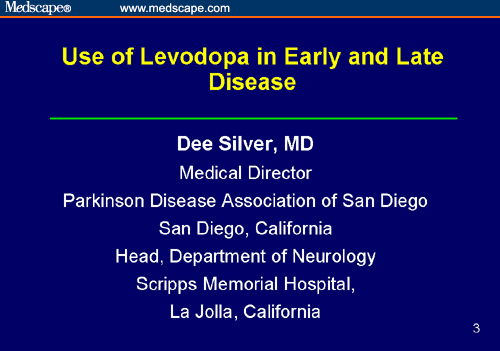 Management of Levodopa Therapy in Parkinson's Disease
